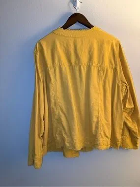 Ellen Tracy | Jackets & Coats | Ellen Tracy Bright Yellow Openfront ...